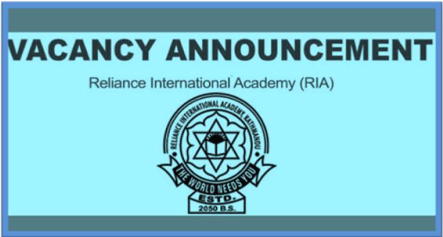 New Reliance International Academy Job Vacancy 2023 for Teacher and ...